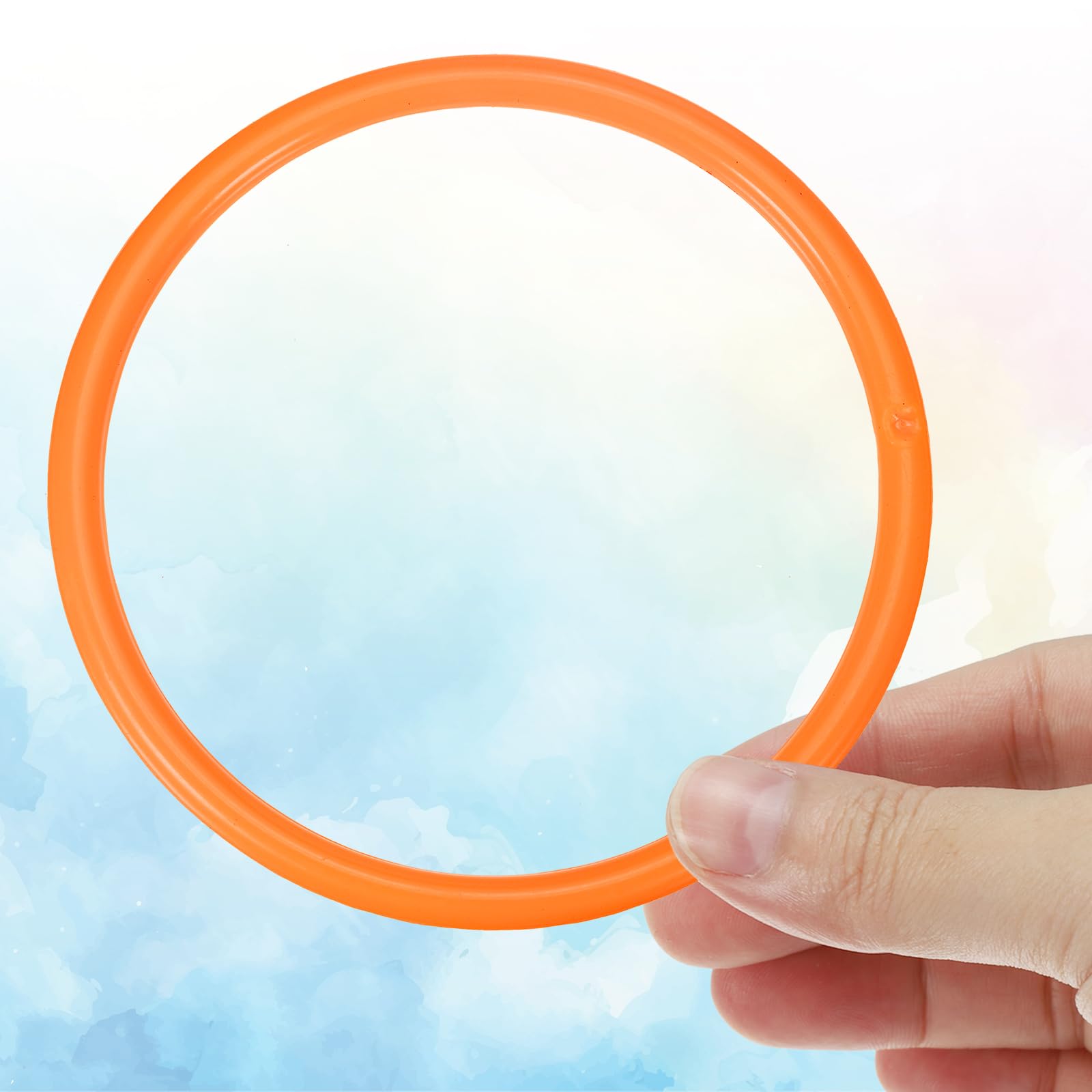 PATIKIL 4.3 Inch Plastic Ring-Toss Rings for Bottles, 24 Pack Carnival ...