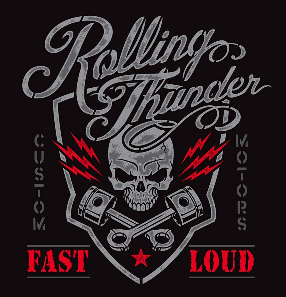 5 Ace Rollin Thunder Skul Motivational Poster Funky Poster Posters ...