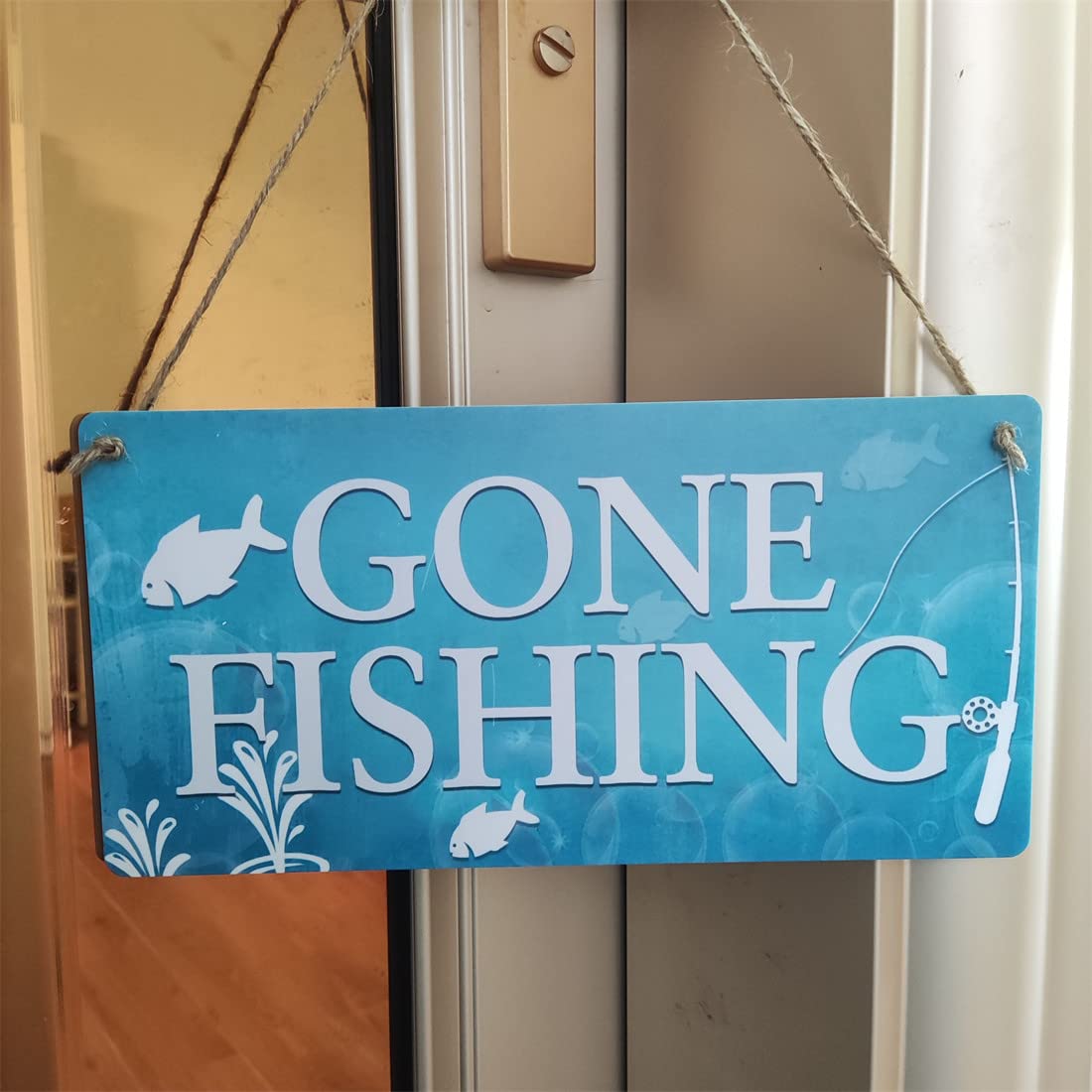 Diy Gone Fishing Sign Gone Fishing Sign For Home Door Decor And