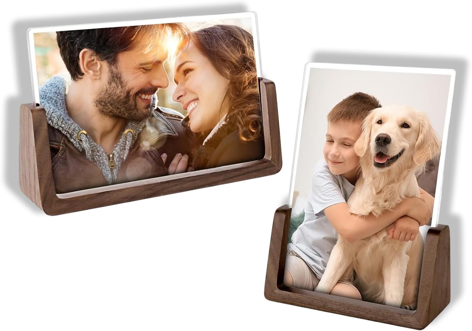 Marcos Para Cuadros De AcríLico,Portaretratos De AcríLico paquete de 2 ...