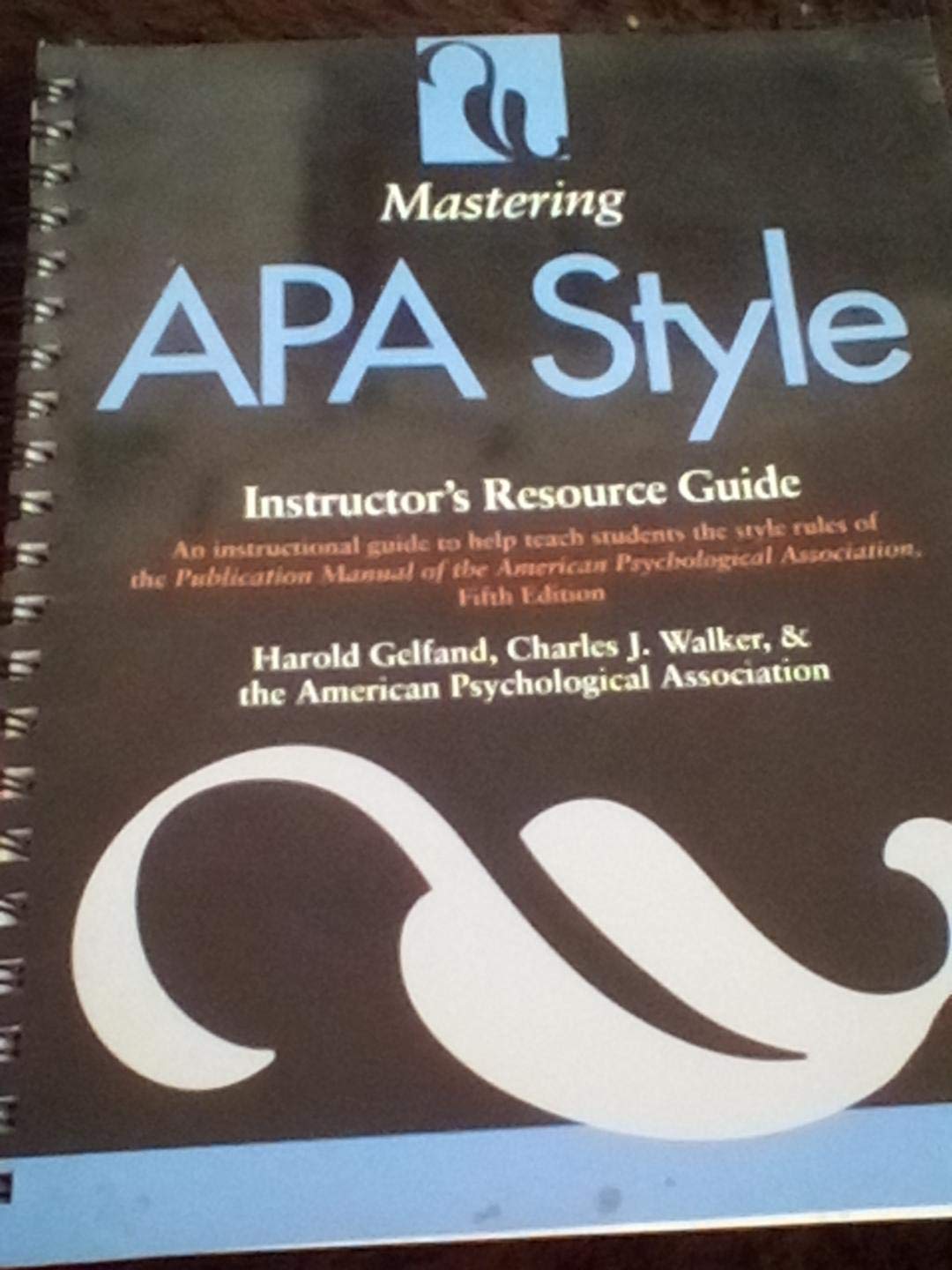 Amazon.com: Mastering Apa Style: Instructor's Resource Guide ...