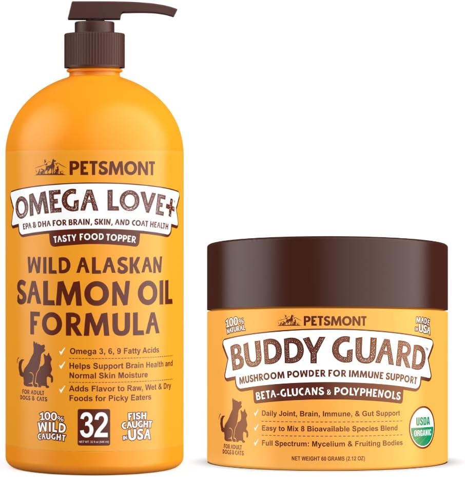 Amazon.com: Petsmont Paquete de cuidado total con Buddy Guard y Omega ...