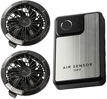 Amazon.co.jp: [クロダルマ] エアセンサーネオ 20V カラー ファン バッテリー フルセット KS-250-1 AIR SENSOR NEO 2025年新型 49ブラック : おもちゃ