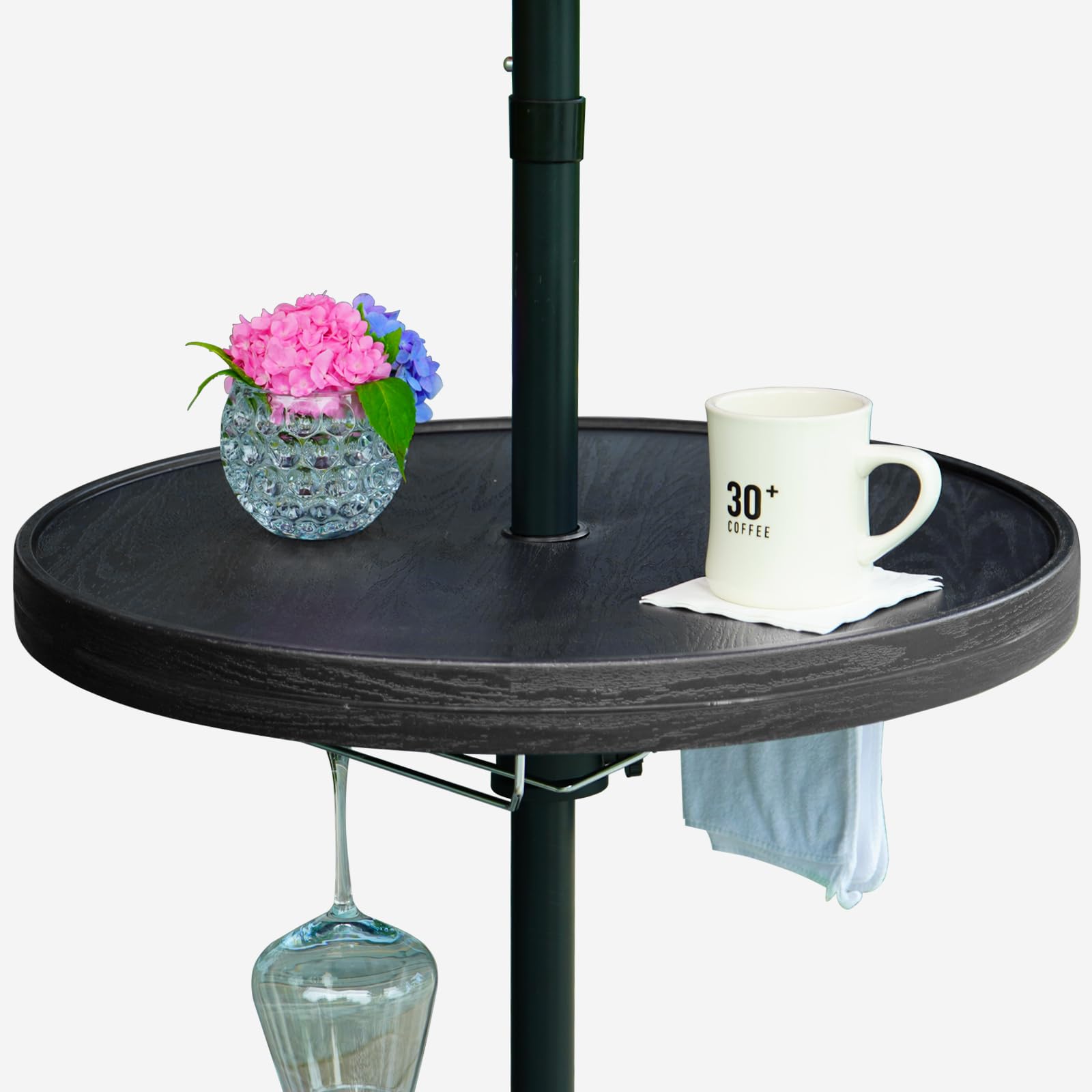 Amazon.com: Zaquak 23" Patio Umbrella Table Tray,Outdoor Adjustable ...