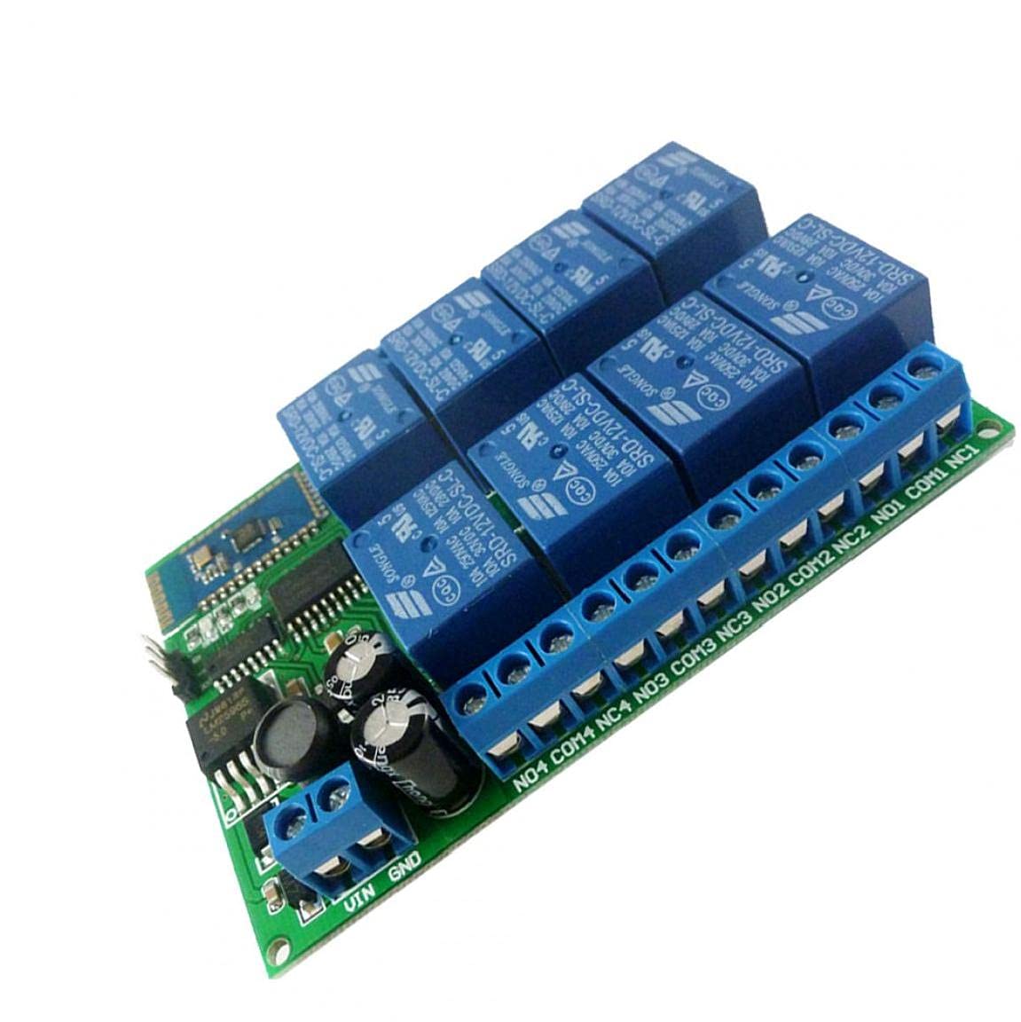 Buy Relay Module Relay Board 12V 8 Channel Bluetooth Relay Module 8 ...