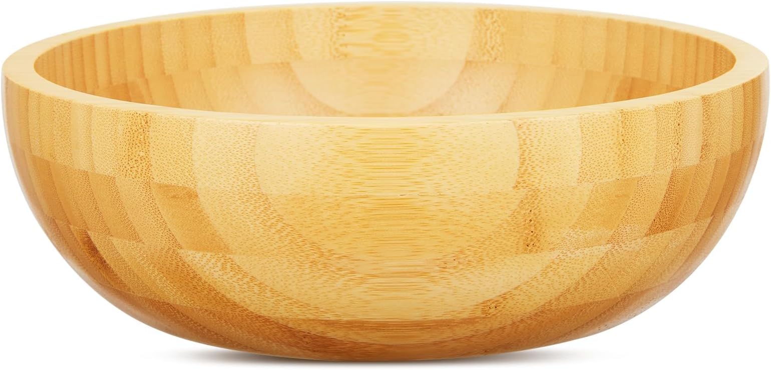Amazon.com: IKEA Sustainable Bamboo Wooden Bowl - Product of Sweden by ...