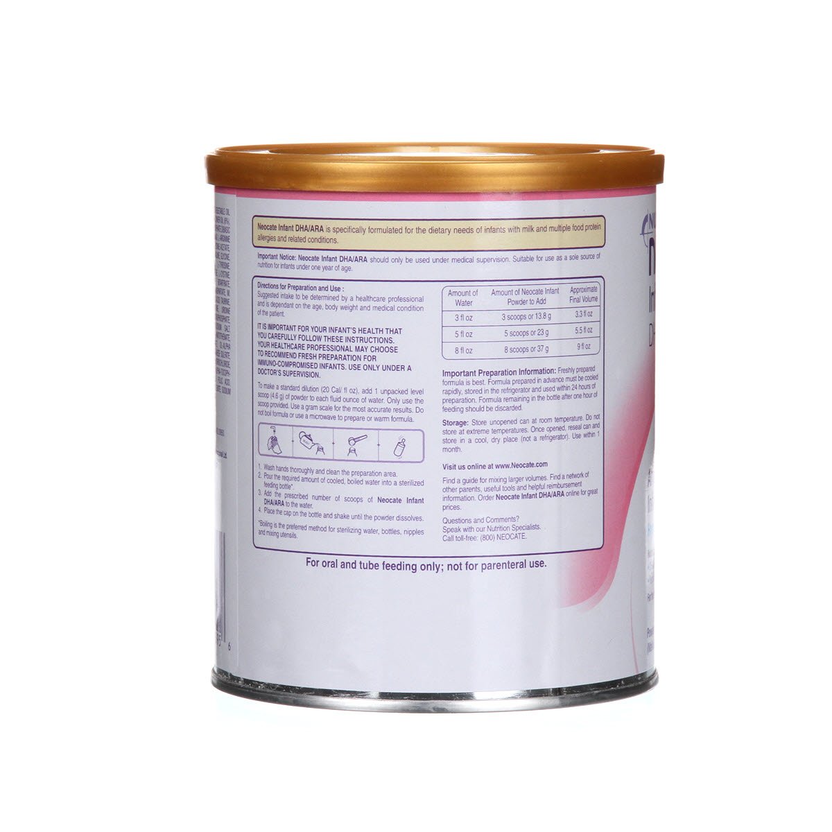 Buy Neocate Infant - Hypoallergenic, Amino Acid-Based Baby Formula with ...