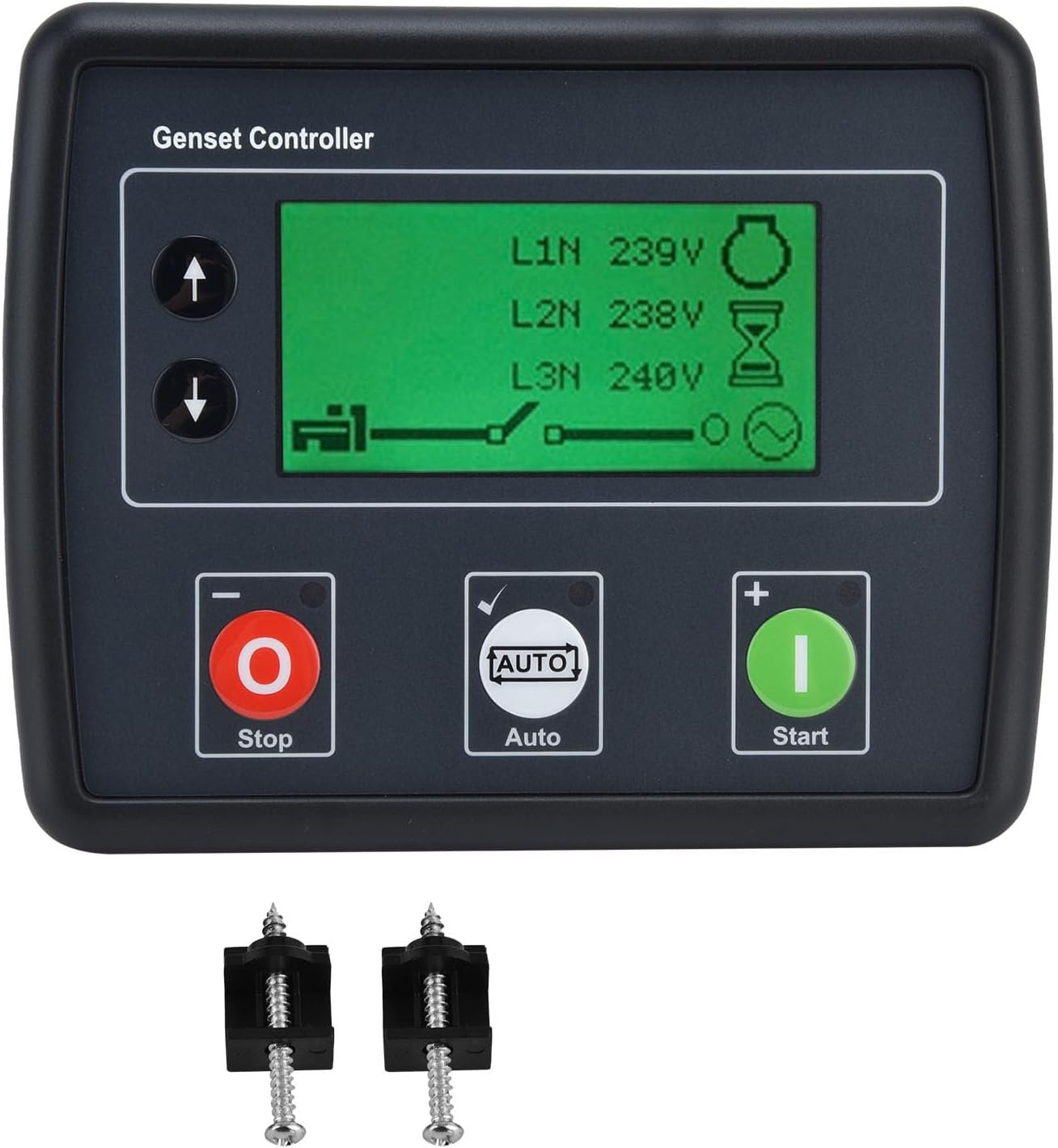 Amazon.com : Generator Controller, DSE4510 Diesel Generator Genset Controller, LCD 3 Phase Auto ...