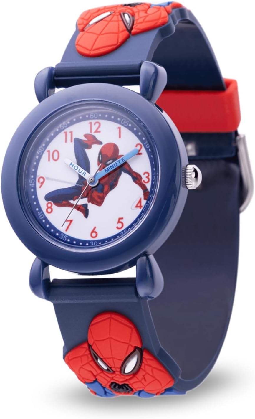 Amazon.com: Marvel Spiderman Watch for Kids - Spiderman Watch Boys ...