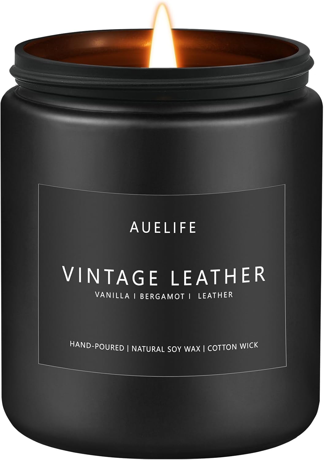 Amazon.com: Vintage Leather Candle | Men Candles, Soy Candle for Home ...