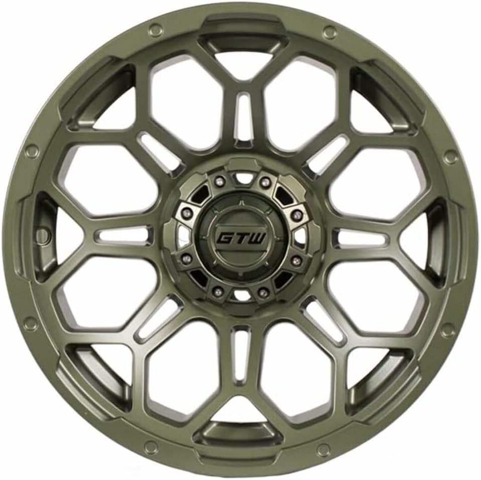 GTW 14 Inch Golf Cart Wheels and Tires Combo GTW Bravo Matte Recon ...