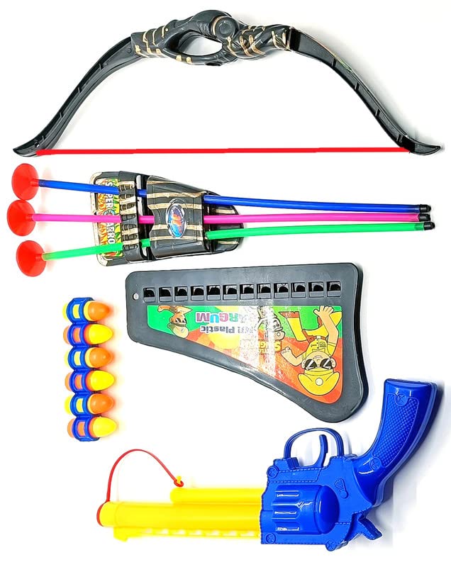 Dynamic Retail Global Guns for Boys, Archery Bow and Arrows Toy Set for ...