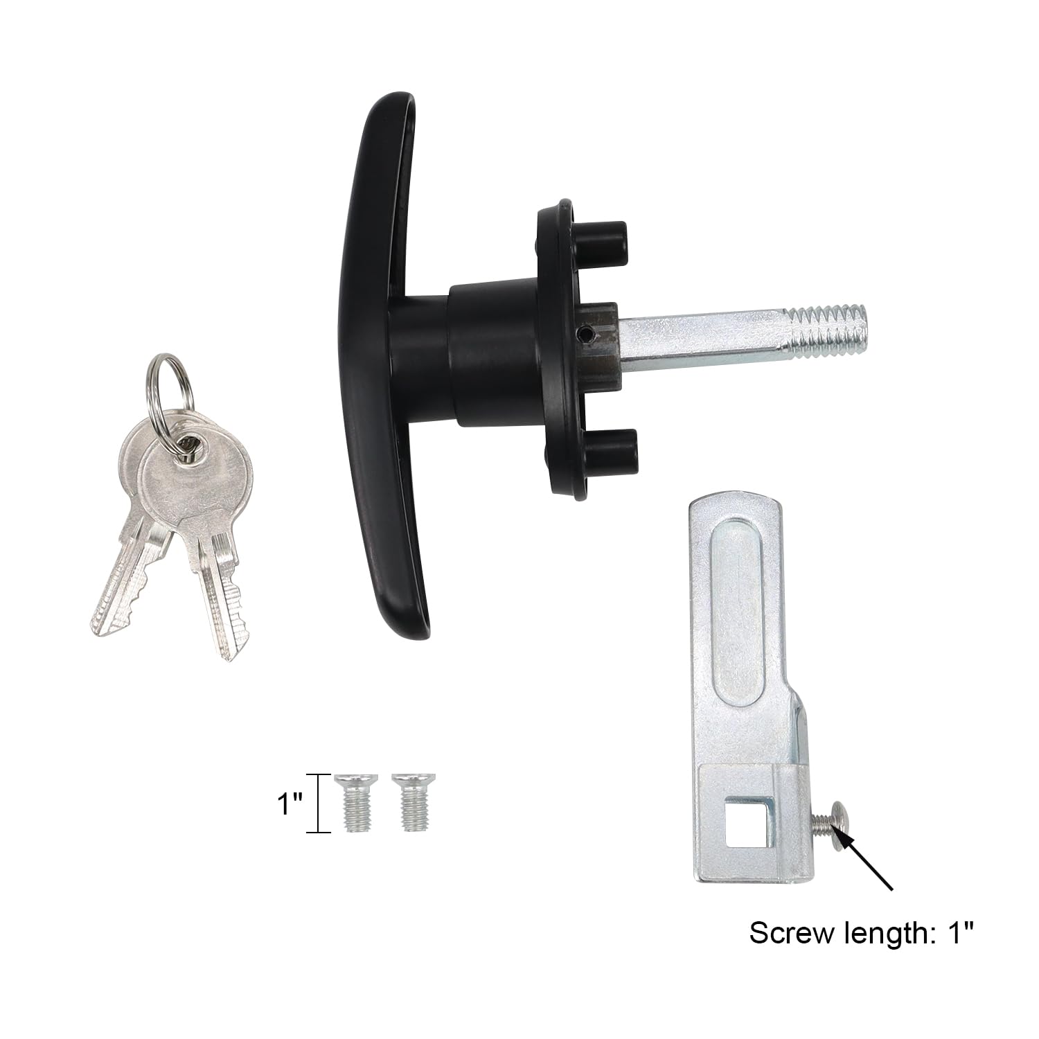 RV, Trailer & Camper Refrigerators Black Rivet Mount Clockwise T-Handle ...