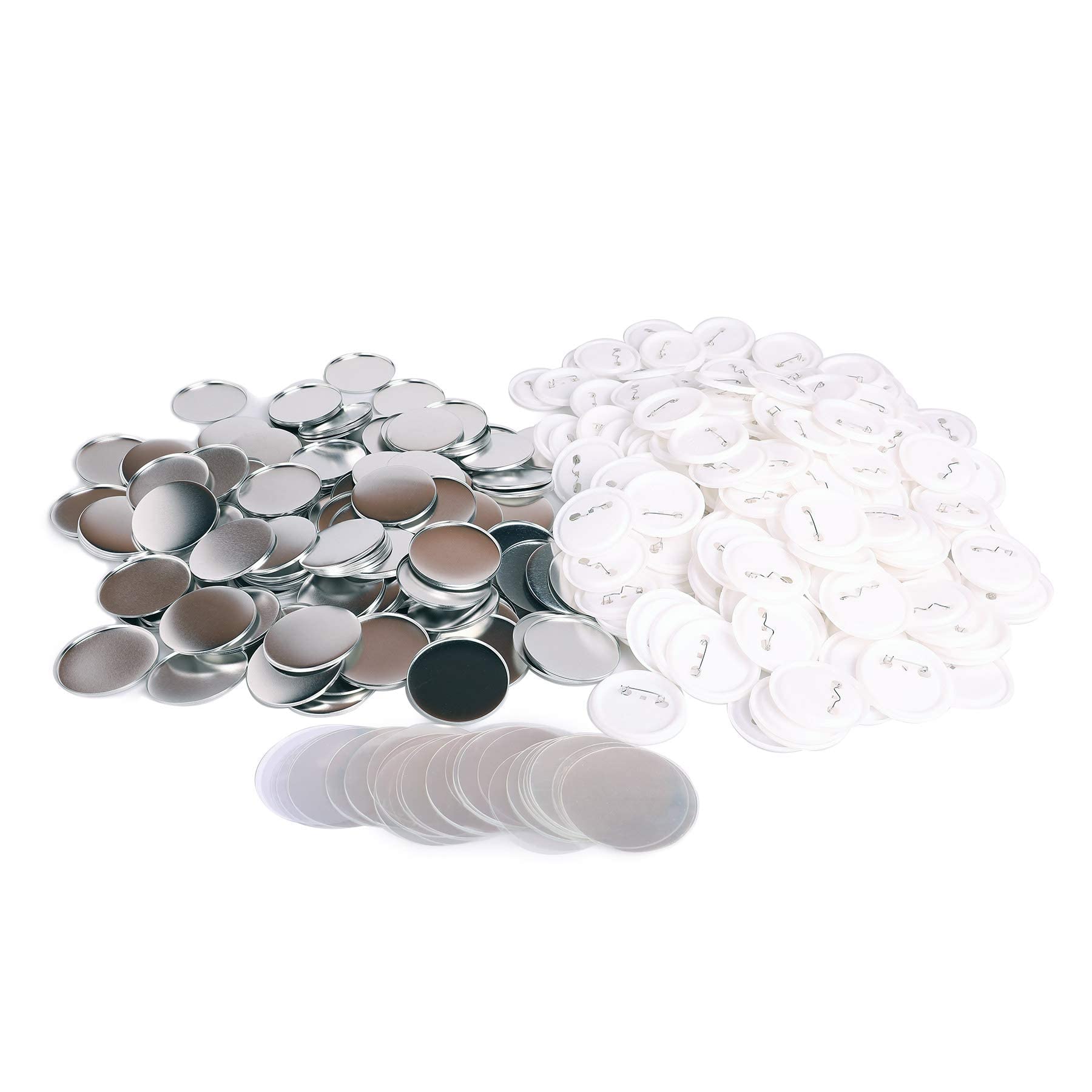Amazon.com: CREWORKS 100 Sets 2.25 inch/58mm Blank Button Badge for ...