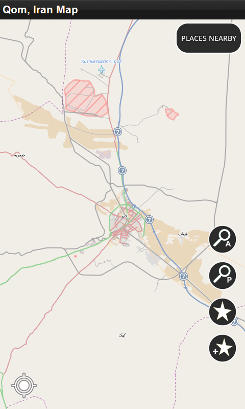 Qom, Iran - Offline Map - App on Amazon Appstore