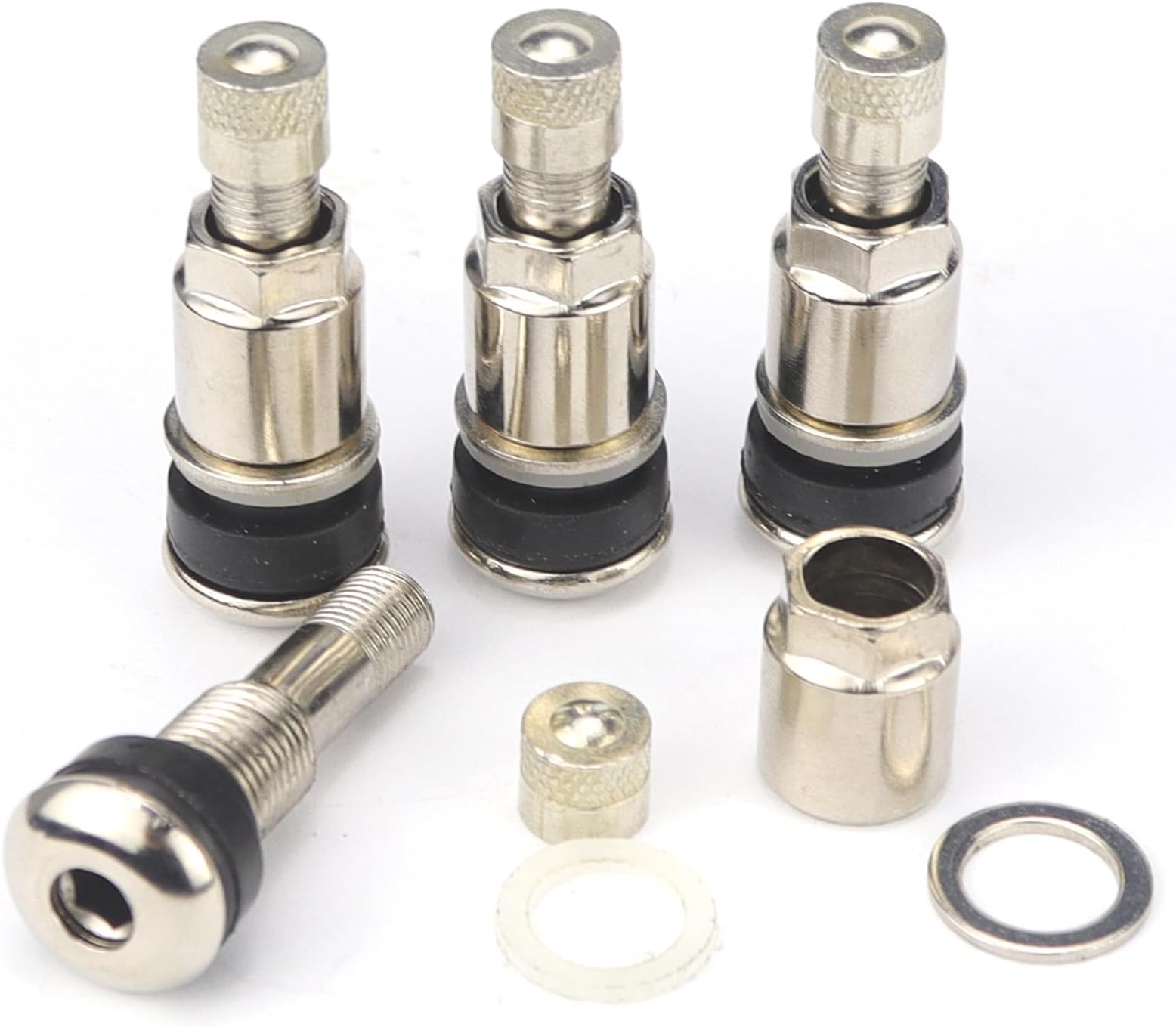 Universal Metallventile Neu Silber Felgen Ventile 4 Stück Autoreifen ...