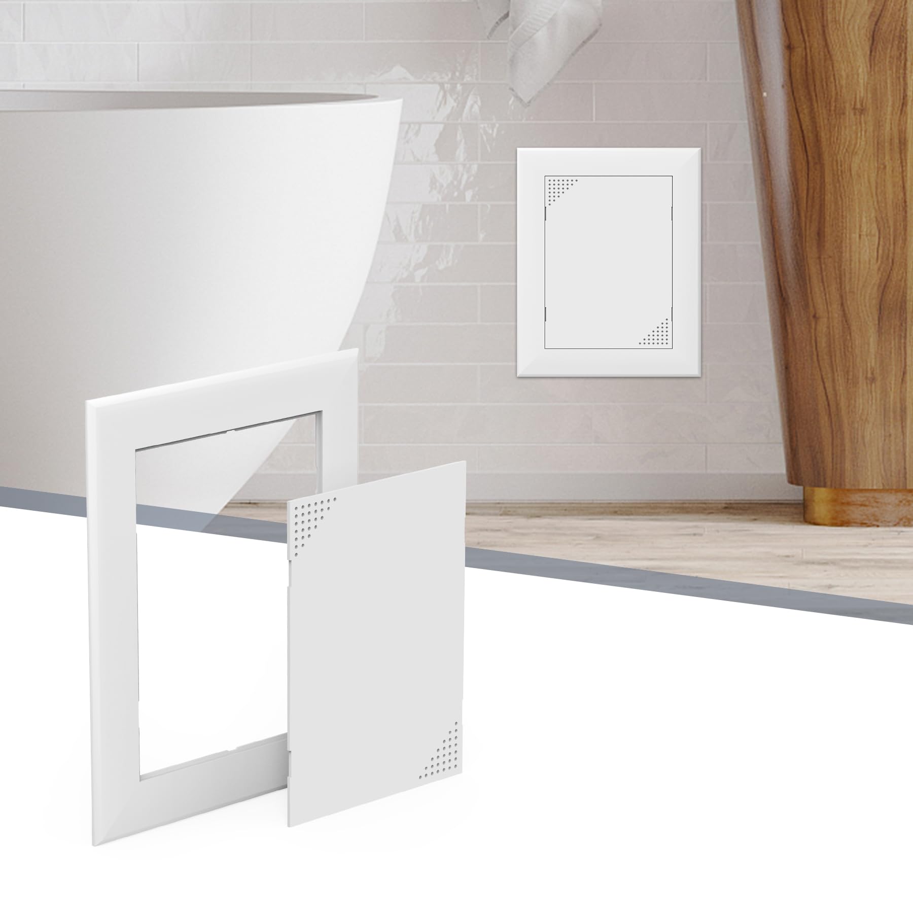 Flamorrow Access Panel for Drywall, Plumbing Access Door, 5" x 7" Self ...