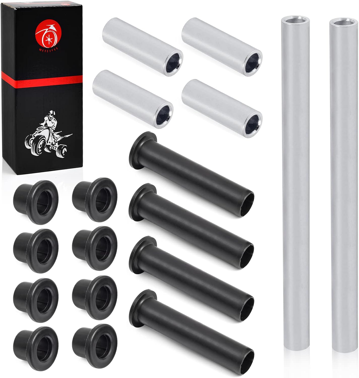 Amazon.com: All 4 Front Lower Upper A-Arm Bushing Pin Kits For CAN AM ...