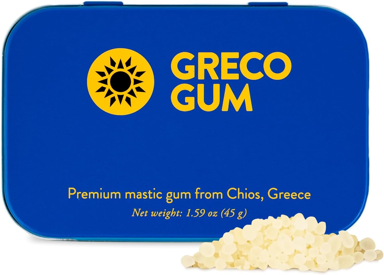Amazon.com : Greco Gum - Premium Mastic Gum Droplets - Hard Chewing Gum ...