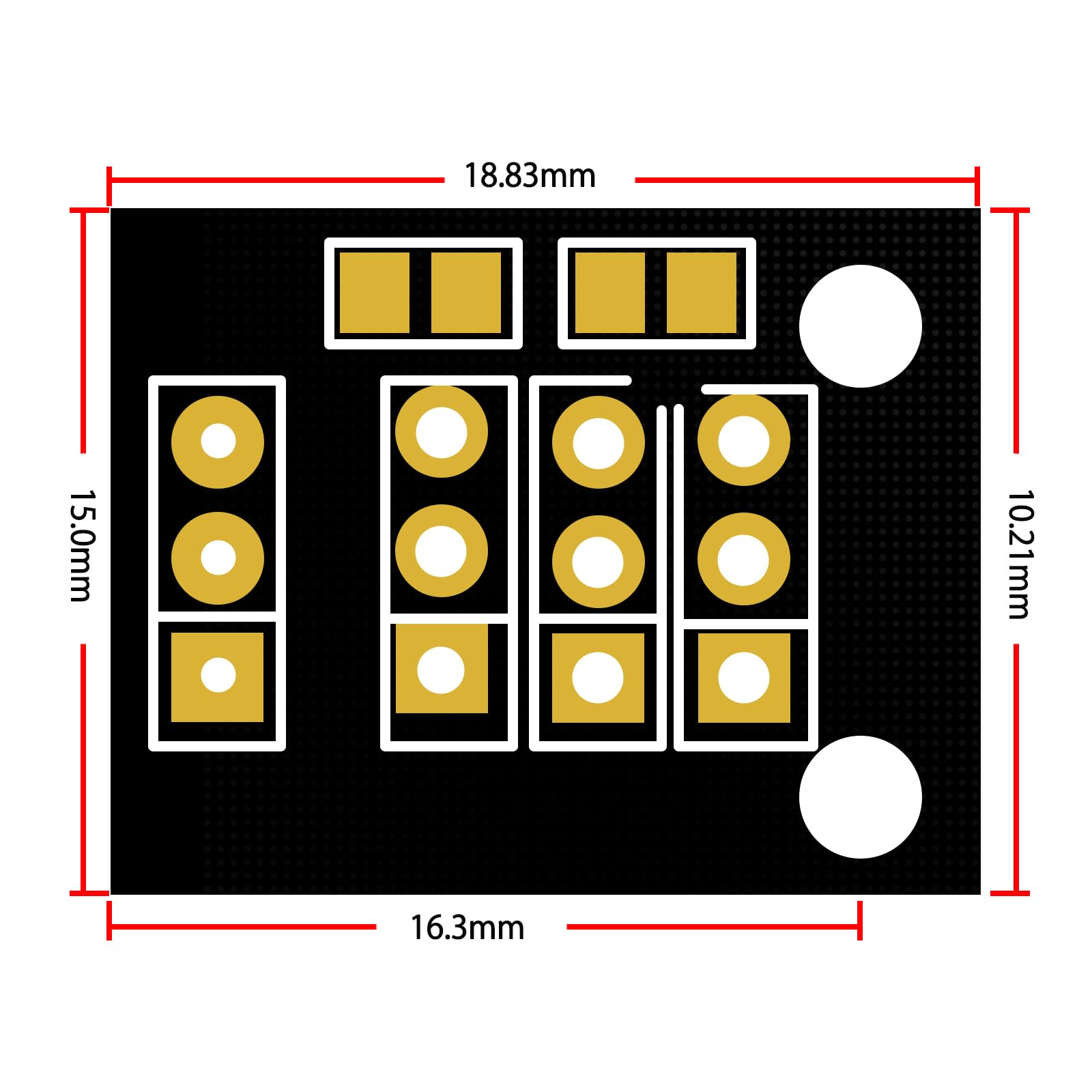 Snapklik.com : FORIOT 10Pcs DC 3.3V-5V KY-003 Hall Effect Sensor Module ...
