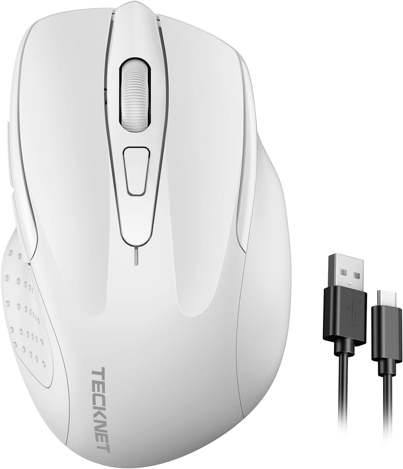 Amazon.com: TECKNET Rechargeable Wireless Mouse, 2.4G Silent Mouse ...
