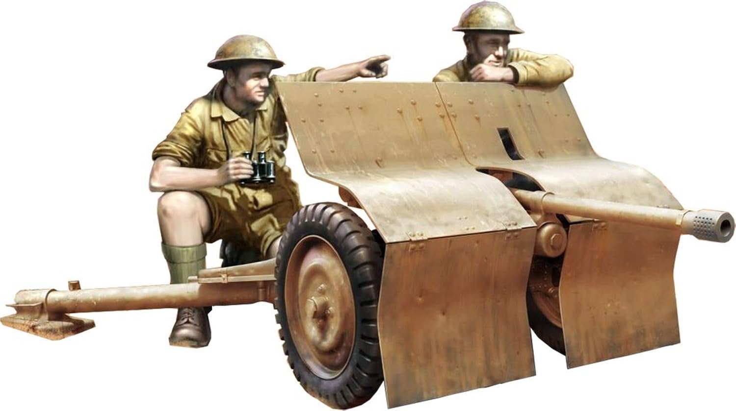 Amazon | サンダーモデル 1/35 ボフォース 37mm 対戦車砲 プラモデル TB35213 | プラモデル 通販