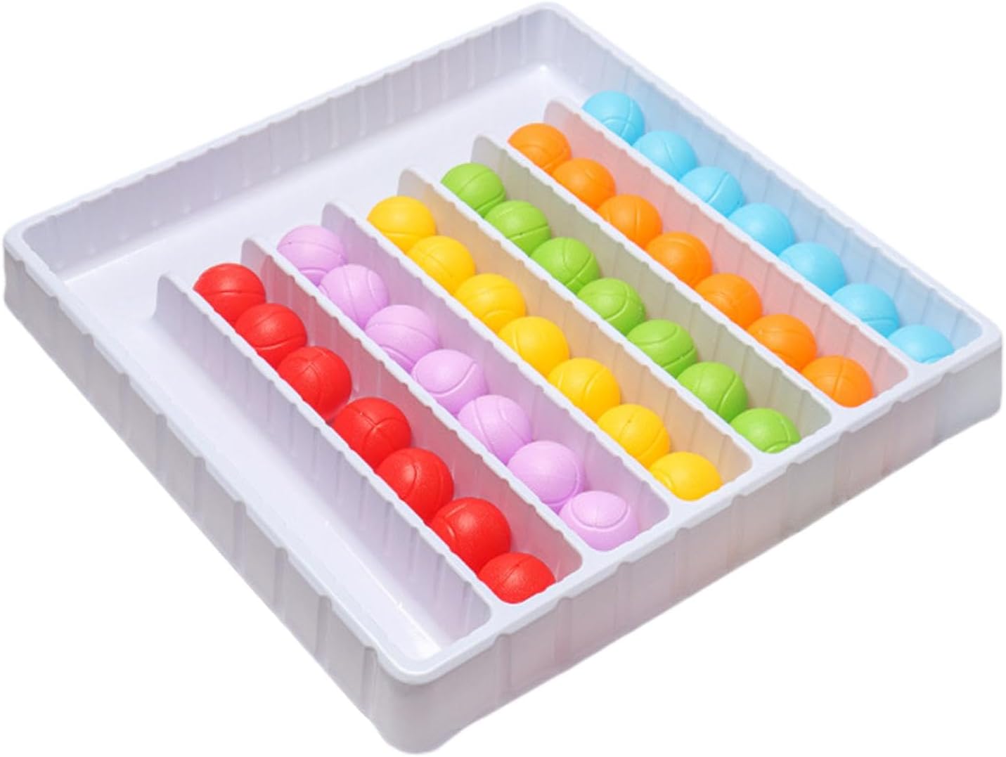 Color Sorting Ball Game - Kids Ball Sort Game | Rainbow Balls Sensory ...