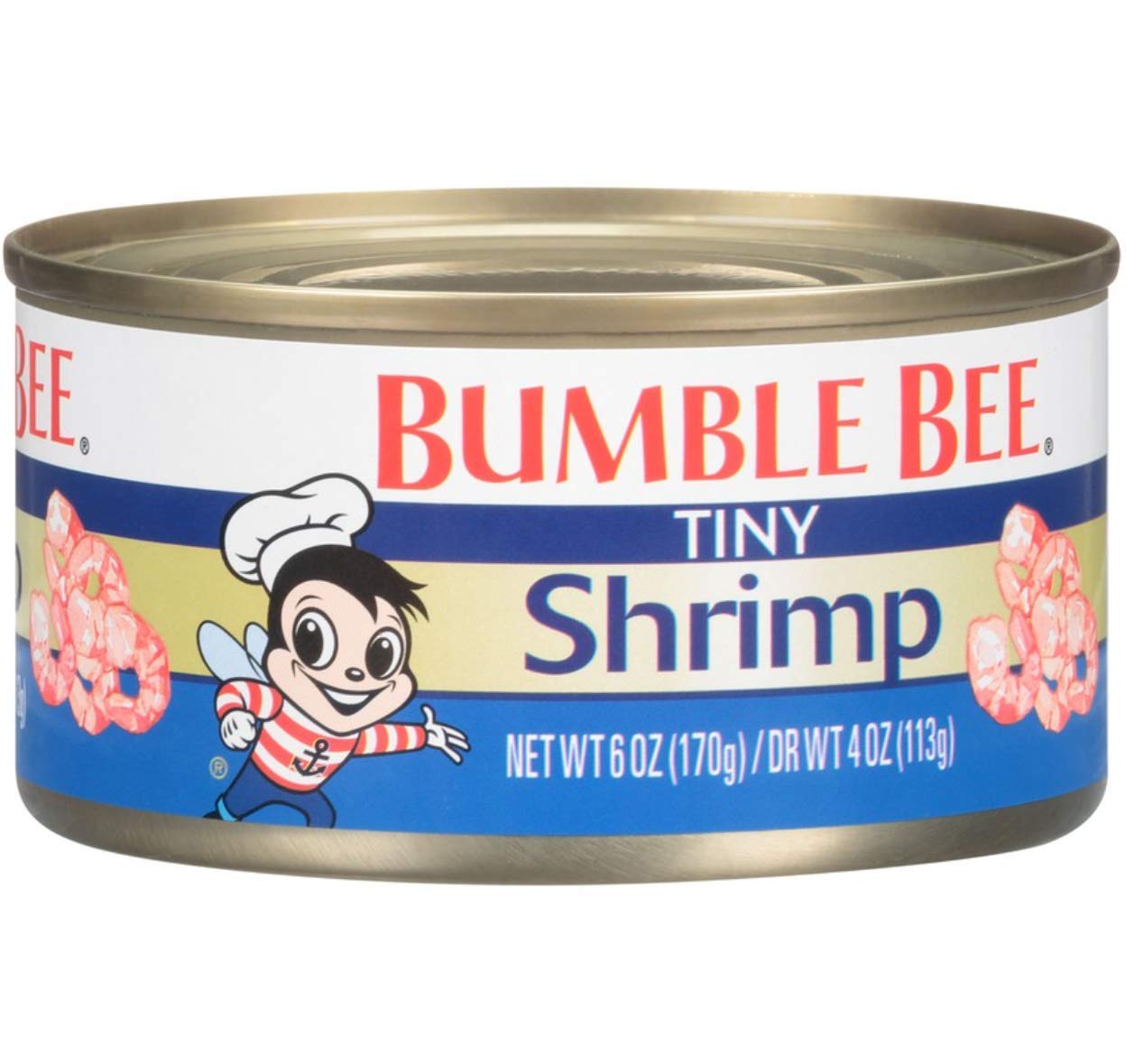 Buy Bumble Bee Tiny Canned Shrimp, 4 oz Cans (Pack of 12) - Wild Caught ...