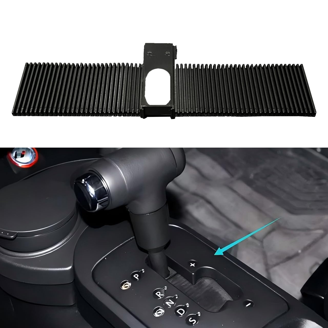 Amazon.com: Automatic Gear Shift Slide Dust Cover Car Gear Shift Slider ...