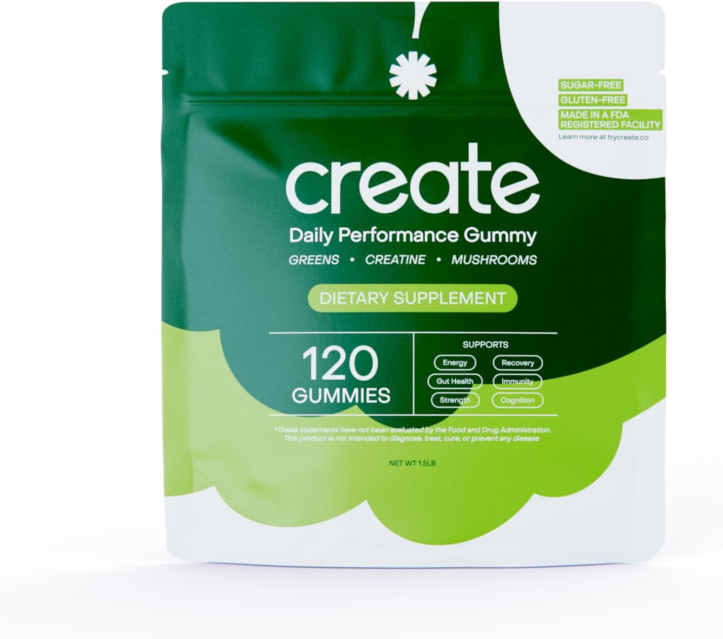 Amazon.com: Create Creatine Monohydrate Gummies for Men & Women - Boost ...
