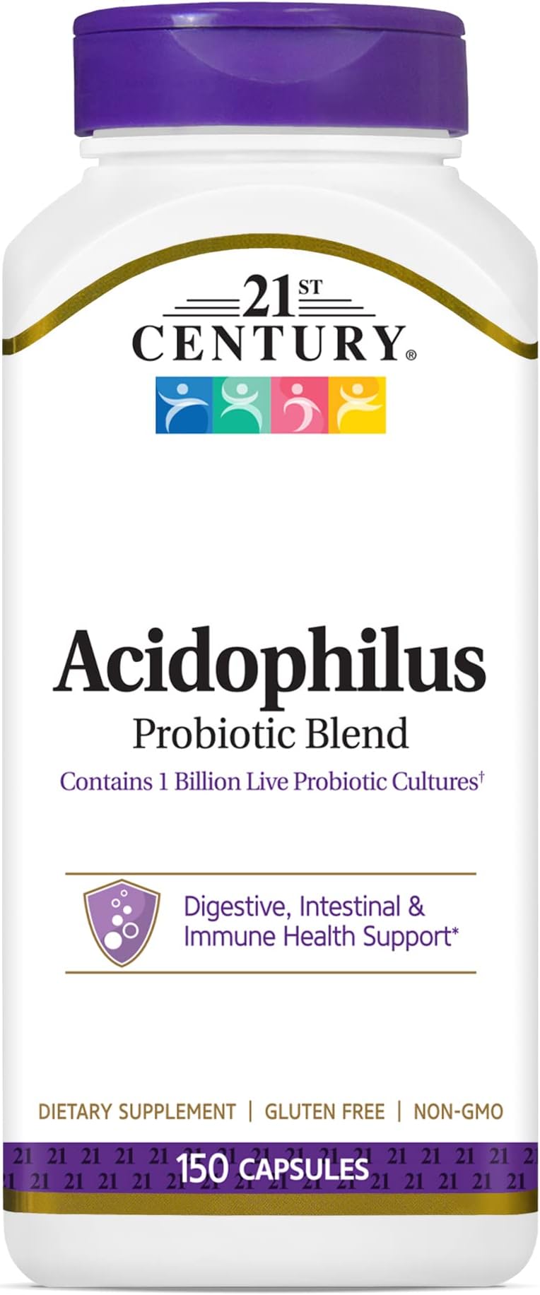 Amazon.com: 21st Century Acidophilus Probiotic Blend Capsules, 150 Count