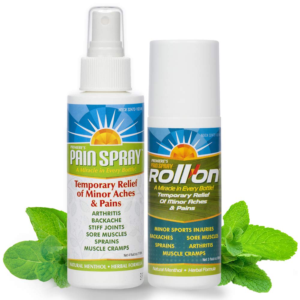 Buy Premiere's Pain Spray Twin-Pack, 2 Ways to Get Fast Pain , Spray ...
