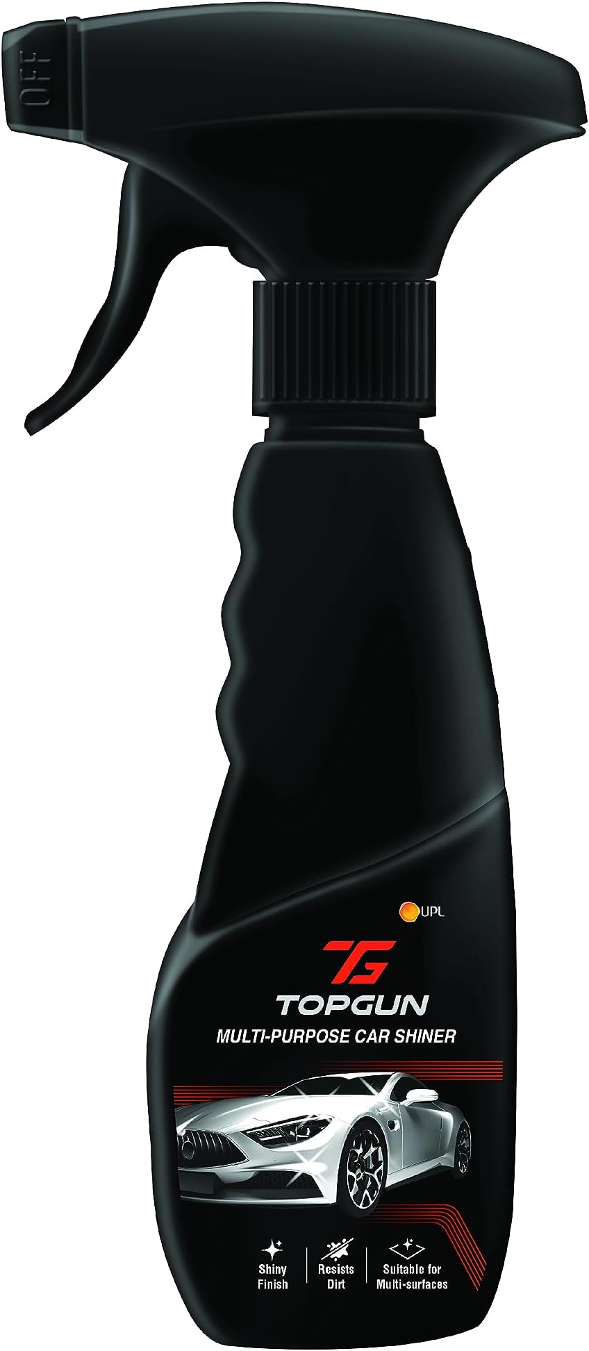 TOPGUN Multi-Purpose Car Shiner 200 ml, All-in-one Car Polish Spray ...