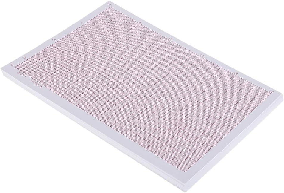 Amazon.com : Pack of 100 A4 Grid Paper Sheets for Calculations and ...