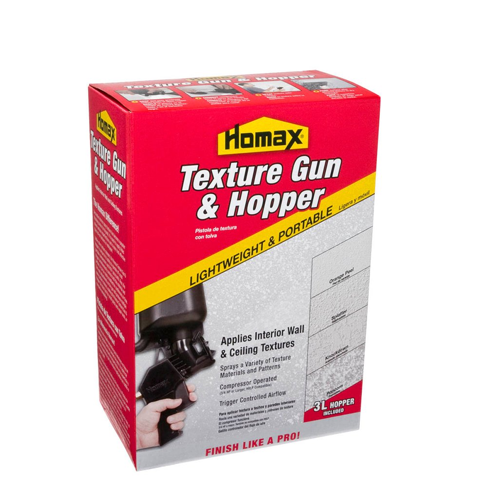 Amazon.com: Homax Pneumatic Texture Gun and Hopper, 3L - Texturing Tool ...