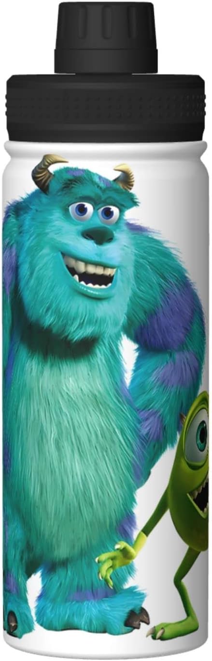 Amazon.com: GLGFAS Monsters Anime Inc Sports Water Bottle 18oz ...