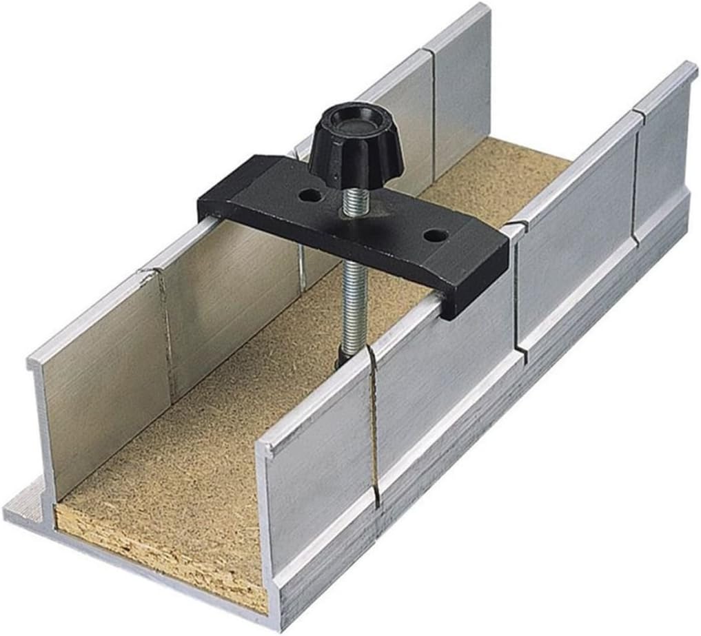 Wolfcraft 2228000 250 x 73 x 60mm Aluminium Mitre Box with Clamp ...