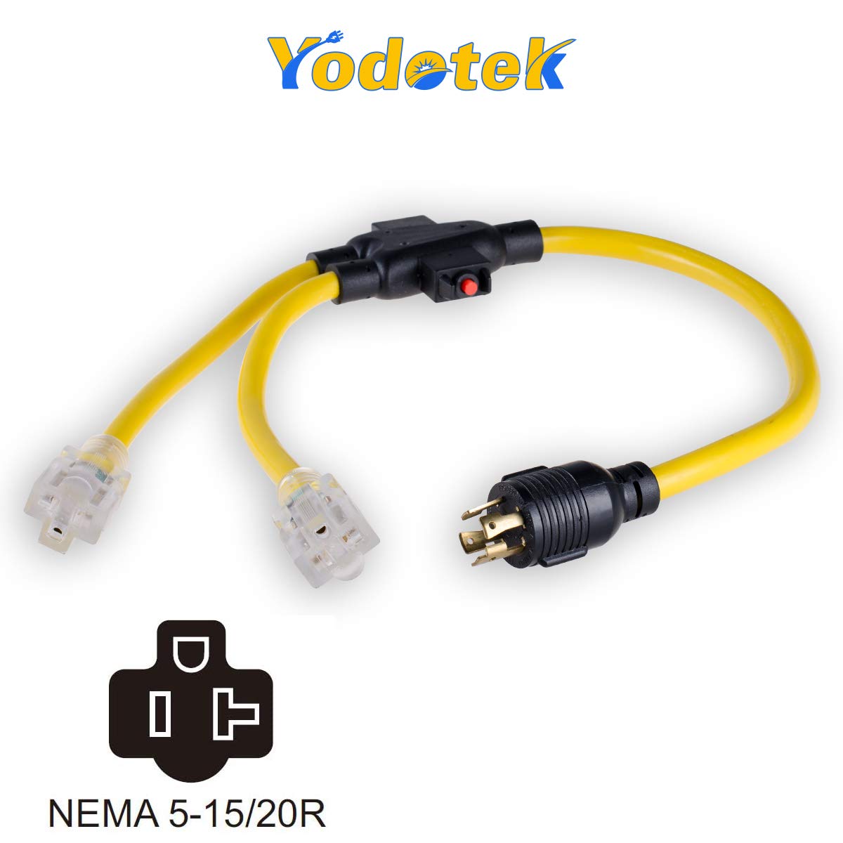 Snapklik.com : Yodetek 3 FT Generator Cable Adapter