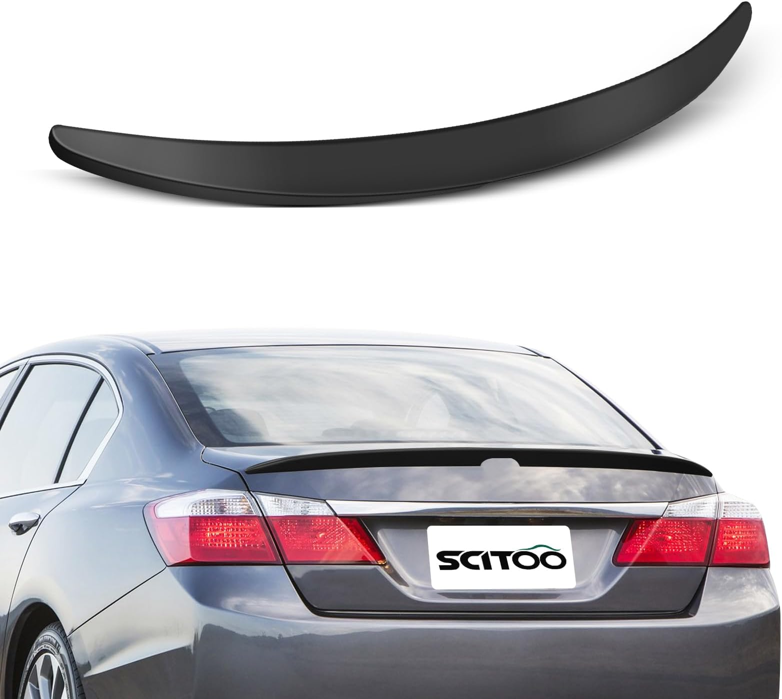 Amazon.com: MODILOVER Trunk Spoiler Compatible with 2008-2012 Honda ...