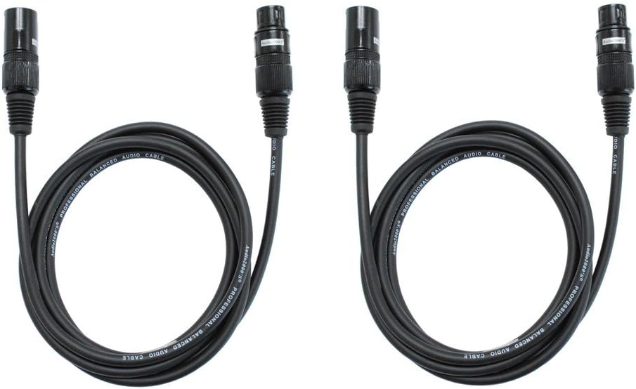 Amazon.com: 15 Feet XLR Microphone Cable - Heavy Duty Copper Clad ...
