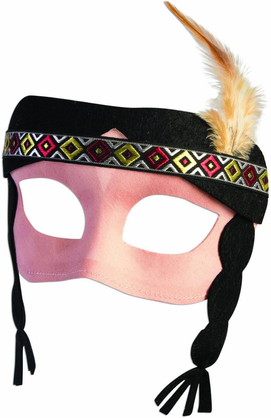 Amazon.com: Forum Novelties 80612 Brave Warrior Adult Half Mask Party ...