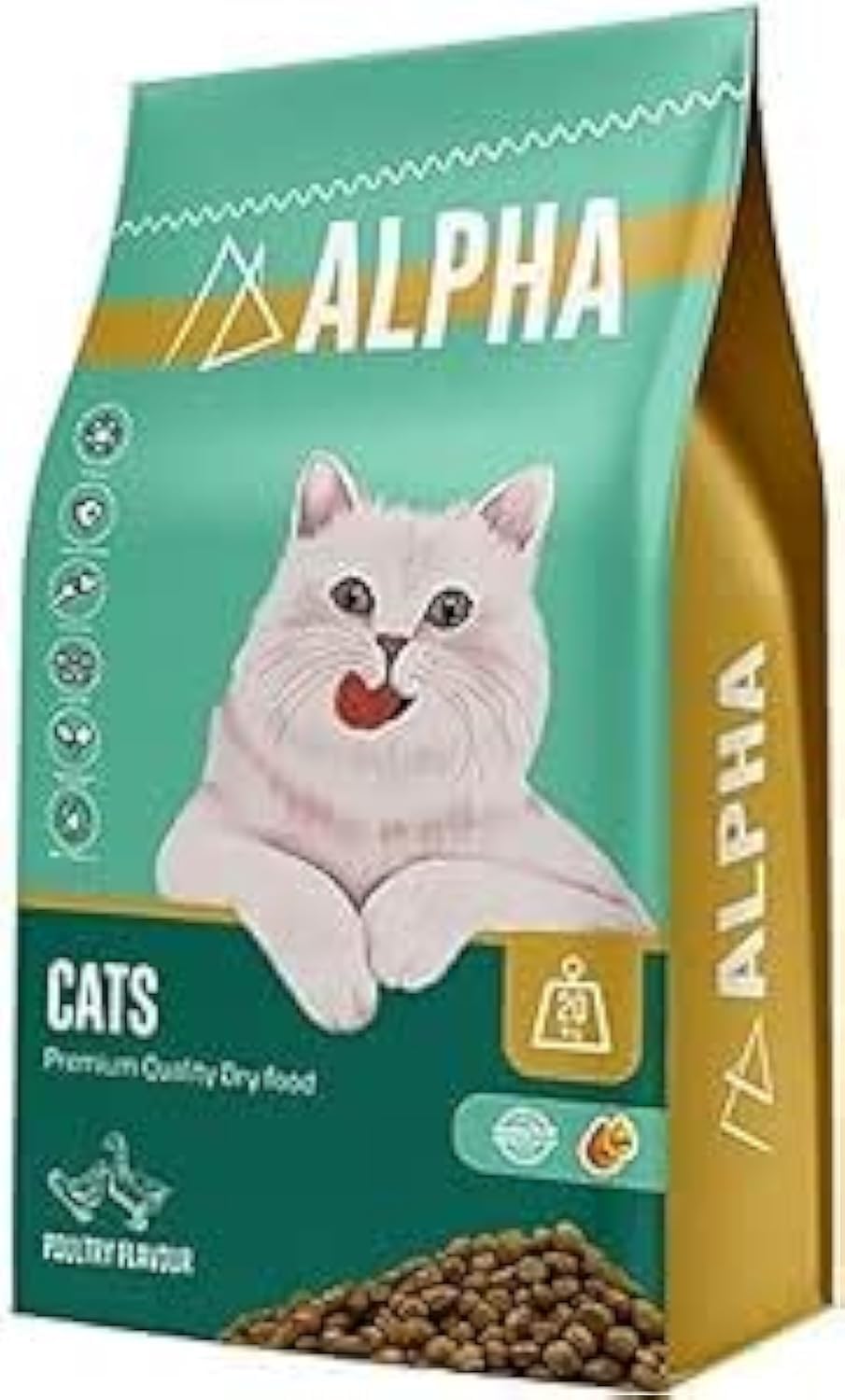 Alpha Cat Dry Food Adult, Chicken (10 Kg): Buy Online at Best Price in ...