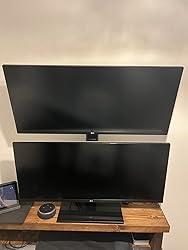 Dual Monitor Stand - Vertical Stack Screen Free-Standing Monitor Riser ...