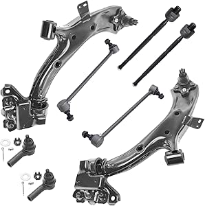 Amazon.com: Detroit Axle - 8pc Front End Control Arms Kit for 07-11 Honda CR-V [Japan Built ...