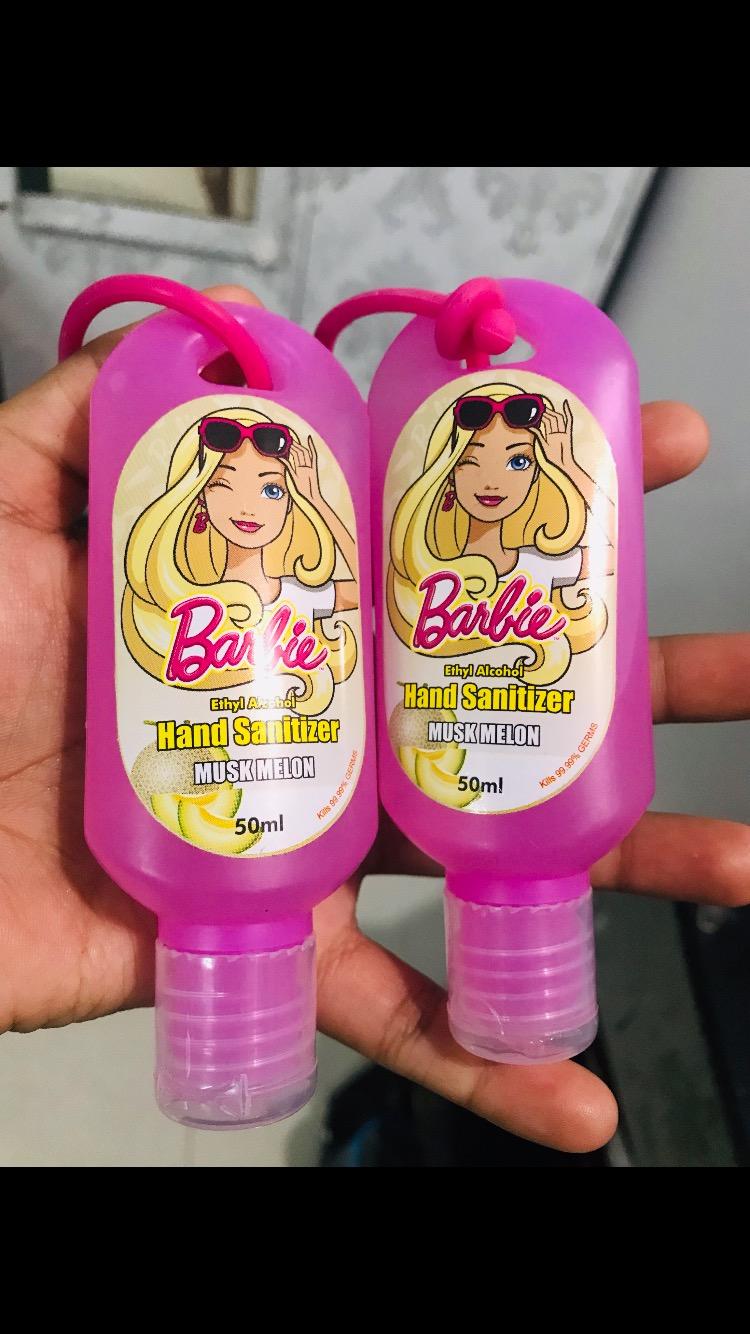Barbie Hand Sanitizer - 50 ml (Musk Melon, Pack of 2) : Amazon.in ...