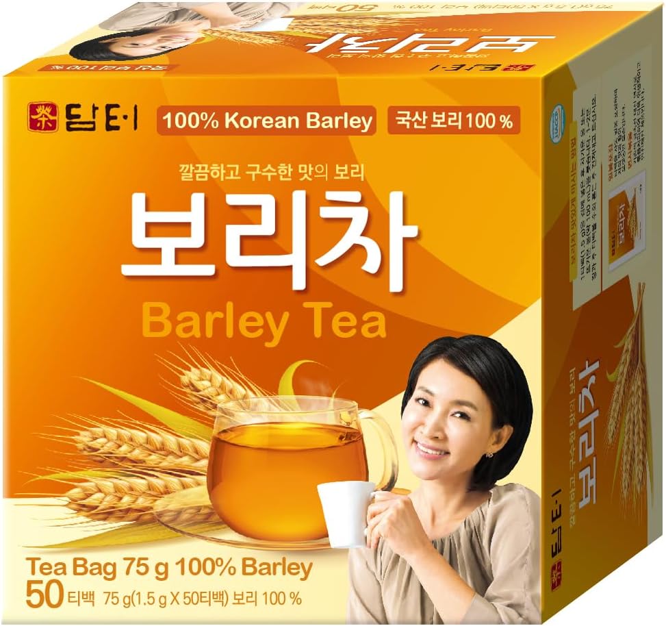Amazon.com : Dongsuh Roasted Barley Tea, 10g x 30 bags : Green Tea ...
