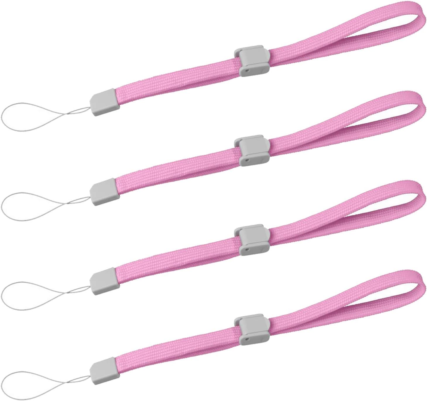 4 x Assecure Pink wrist strap for DS DS Lite DSi DSi XL 2DS 3DS 3DS ...