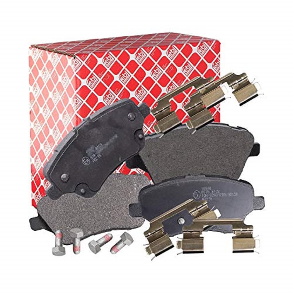 febi bilstein 16940 Brake Pad Set with fastening material, 1 unit ...