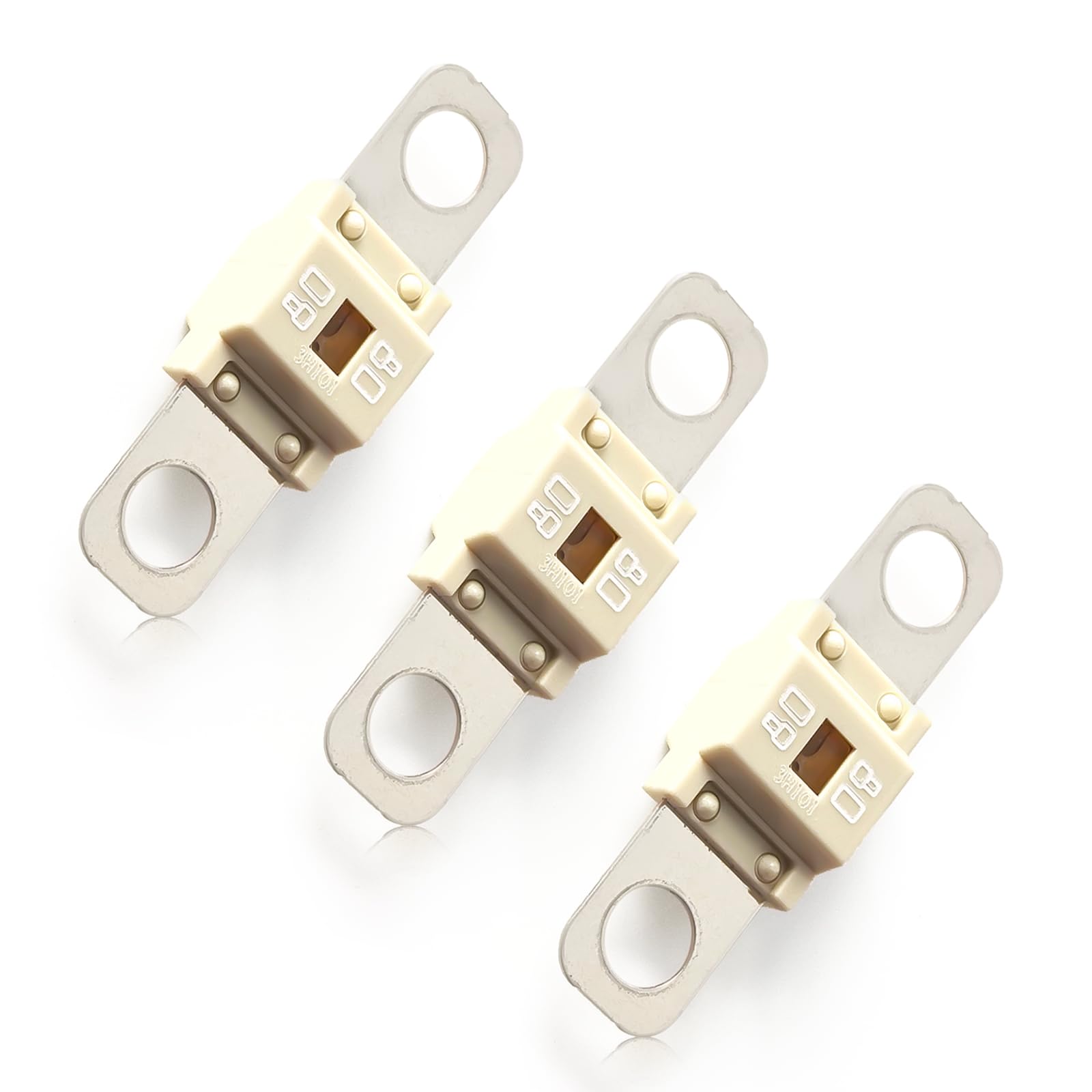 Snapklik.com : 3PCS AMI/Midi Fuse, High Current 80A, For Cars, Buses ...