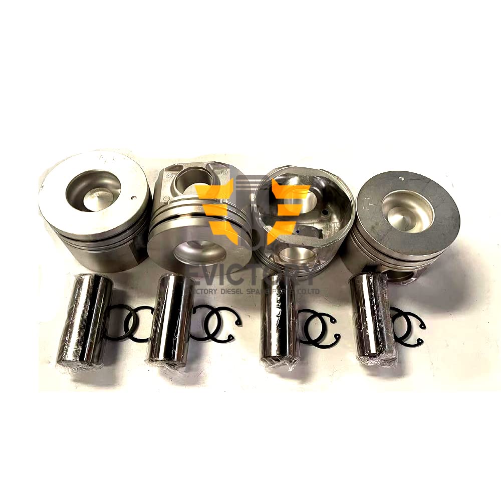 Amazon.com: for Forklift Engine TD27 Oversize Rebuild kit Piston +0 ...